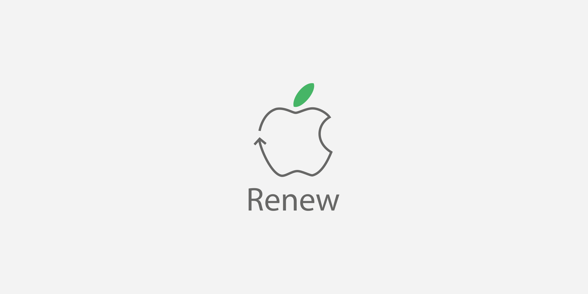 Recycling Brand in Apple. Marketing and Environment