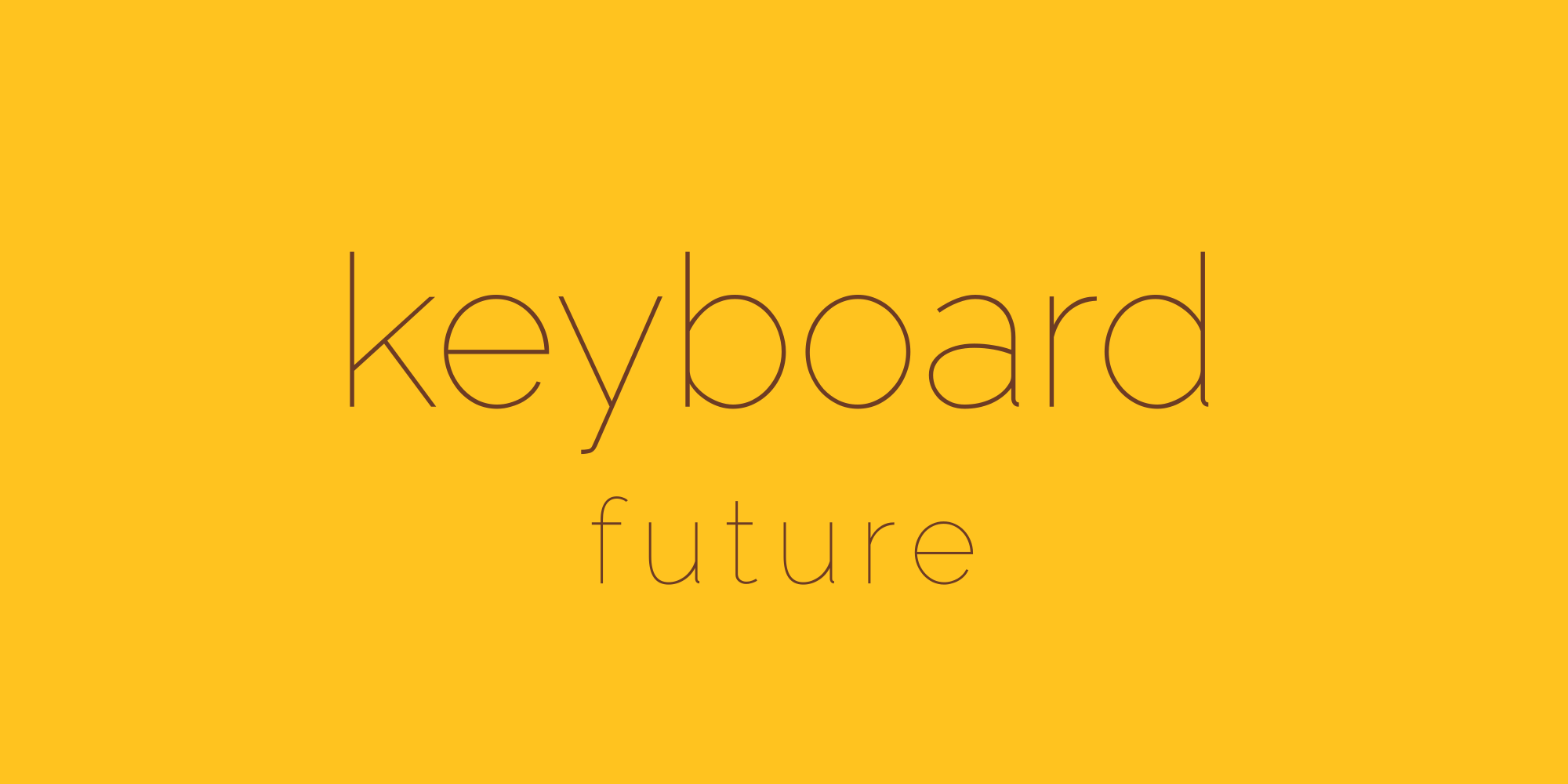 The future keyboards and mouse. The future of computers